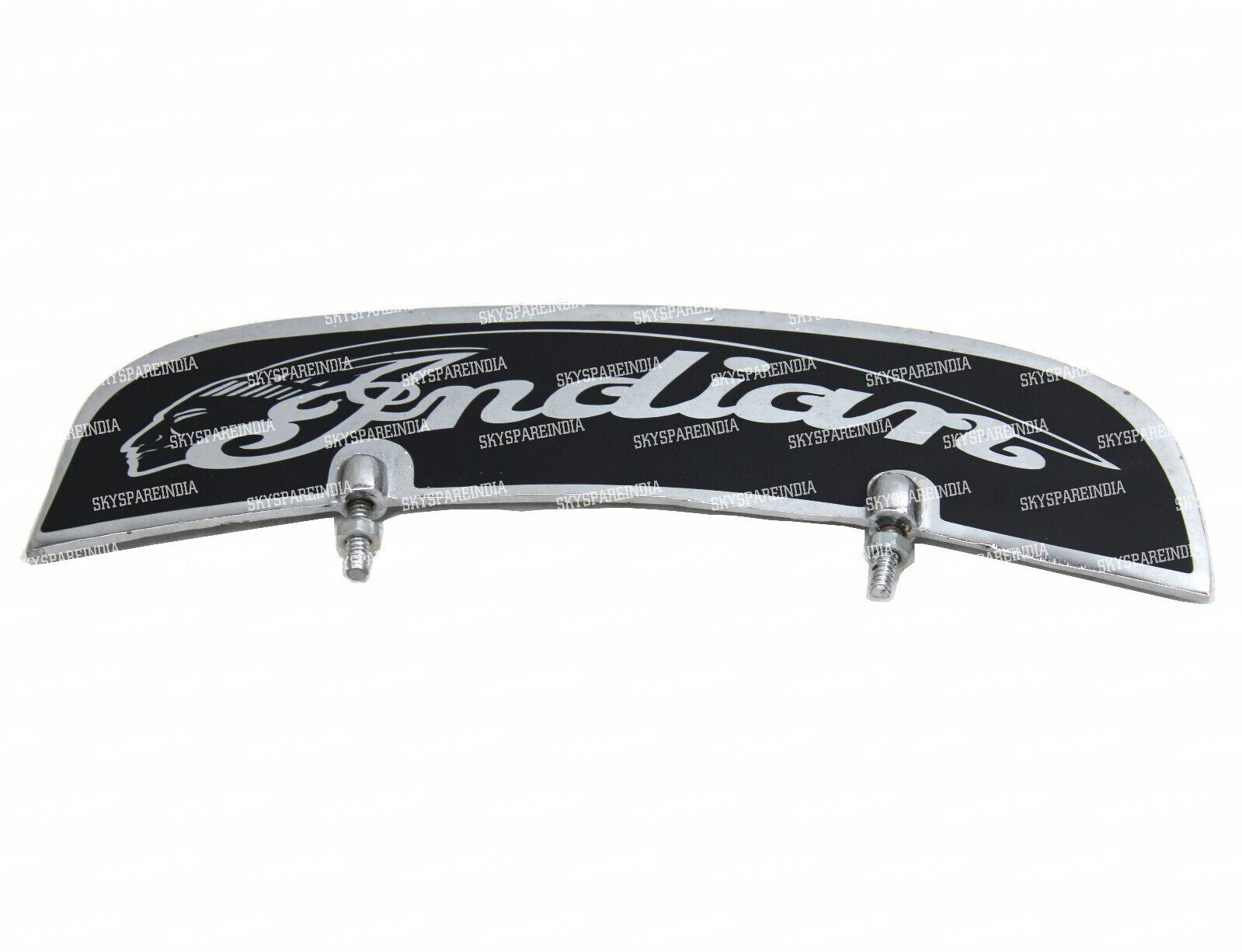 Custom Number Plate For Indian Motorcycle Front Mudguard Chrome | eBay