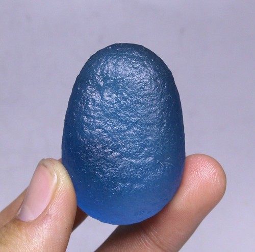 5CM Old China Hongshan Culture Blue Crystal Carved original Stone Rock ...