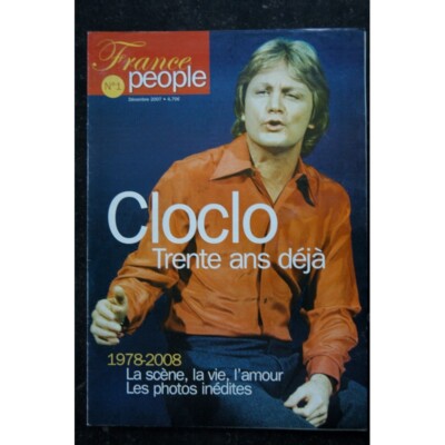 France people n° 1 CLAUDE FRANCOIS - CloClo trente ans déjà 1978-2008 ...