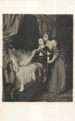 Fine art painting postcard - Louis XIII and Louis Quatorze by Alfred W ...