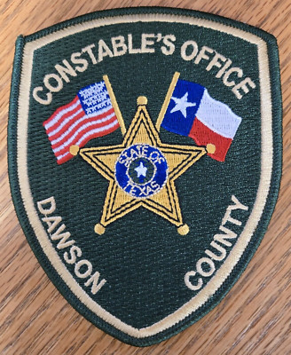 DAWSON COUNTY TEXAS CONSTABLE sheriff police PATCH | eBay