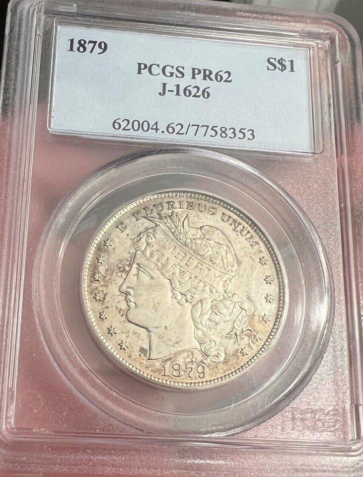 1879 $1 Goloid Metric Pattern Dollar J-1626 PCGS PR62 - Great Pattern ...
