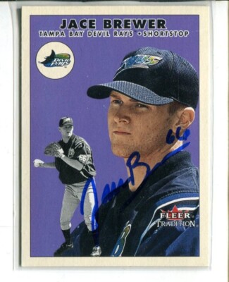 JACE BREWER mlb TAMPA BAY RAYS Signed AUTOGRAPH 1461 | eBay