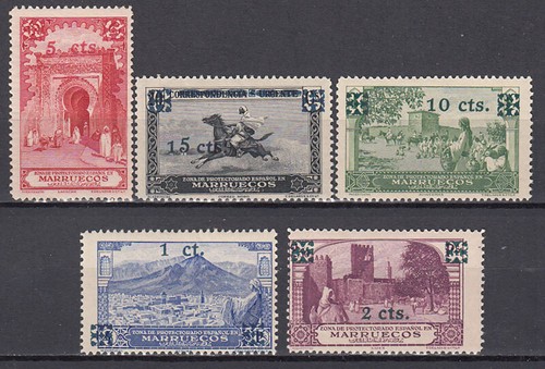 Morocco Mail 1936 Edifil 162/6 MNH | eBay