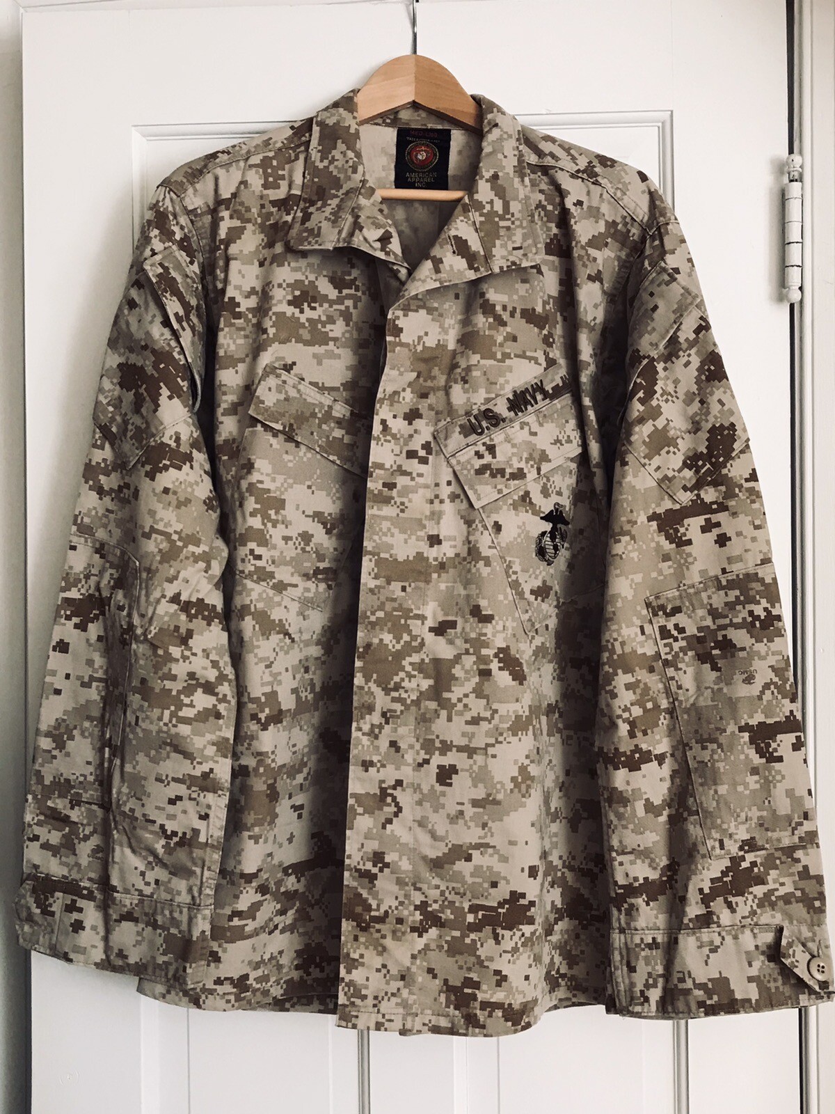 US Navy/Marines Desert Marpat Blouse, Medium-Long, MCCUU Military Coat ...