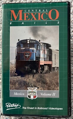 Pentrex VHS Tape Central Mexico Rails - Mexico Volume II | eBay