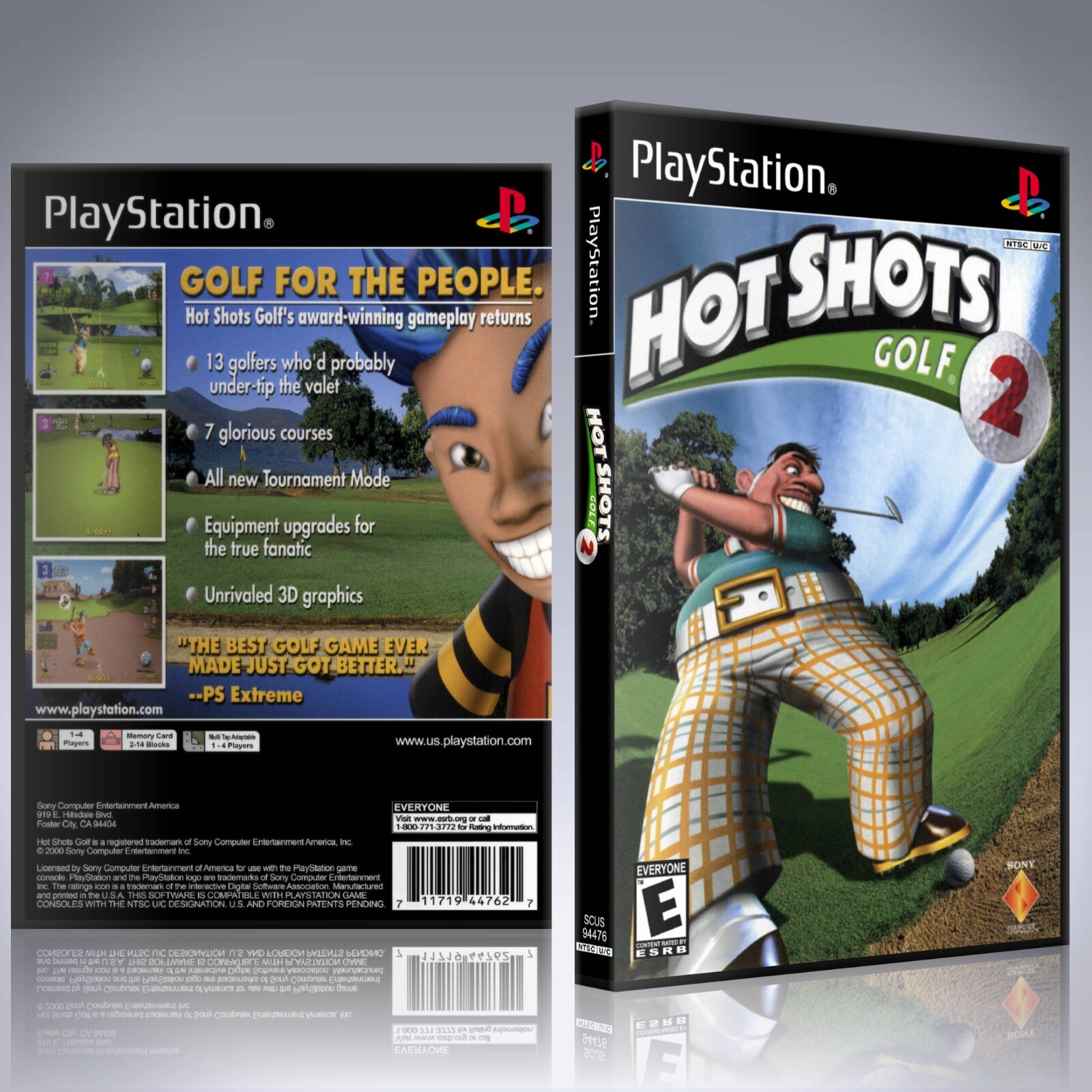 PS1 Case - NO GAME - Hot Shots Golf 2 | eBay