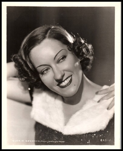 Gloria Swanson Silent Film Star MGM 1930s PORTRAIT ORIG VINTAGE Photo ...