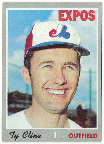1970 Topps Baseball #164 Ty Cline Montreal Expos VG Free Shipping | eBay