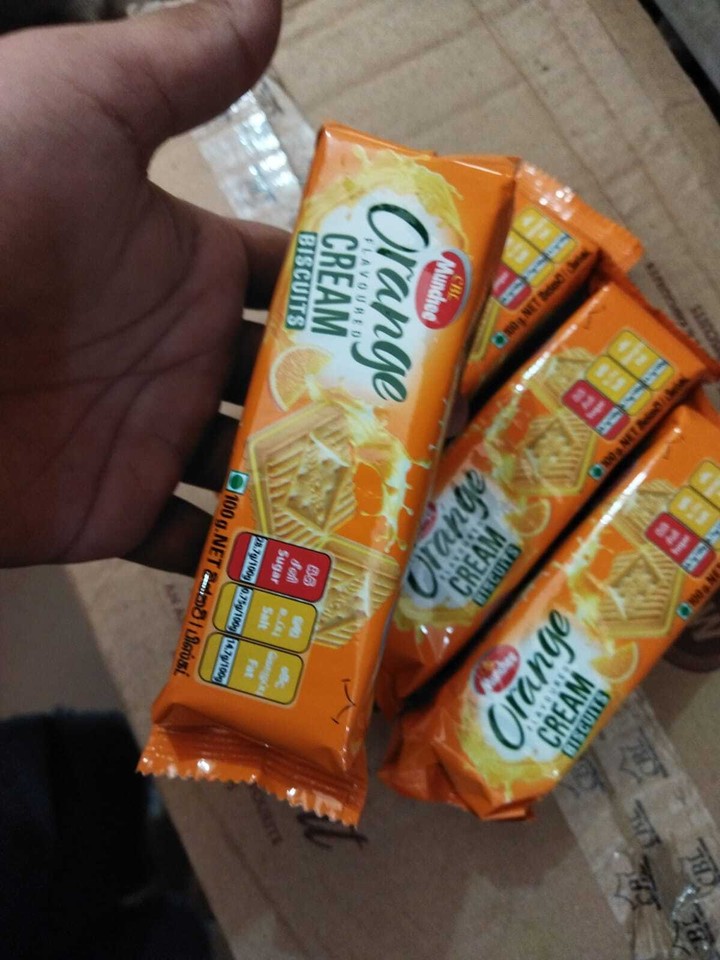 Munchee Orange Cream Biscuit & Cookie Sri Lankan CBL Product 100g ...