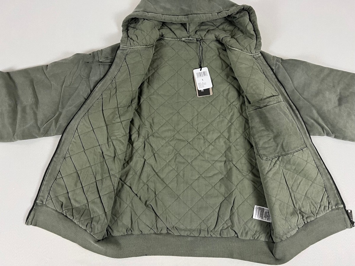 CARHARTT WIP HOODED VISTA JACKET SMOKE GREEN L NWT SOLD OUT CARHARTT WIP HOODED VISTA JACKET SMOKE GREEN L NWT SOLD OUT