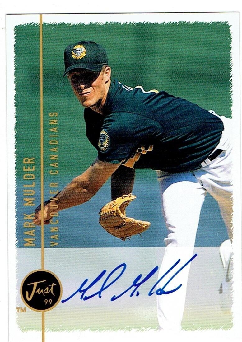 Mark Mulder 1999 Just Autographs | eBay