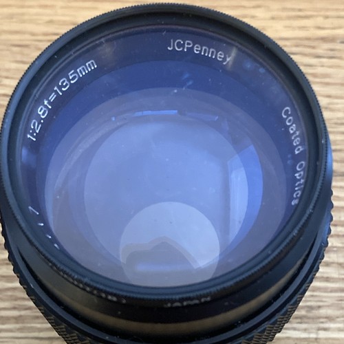 JC Penney Coated Optics Camera Lens 55mm 1:2.8 f=135mm | eBay