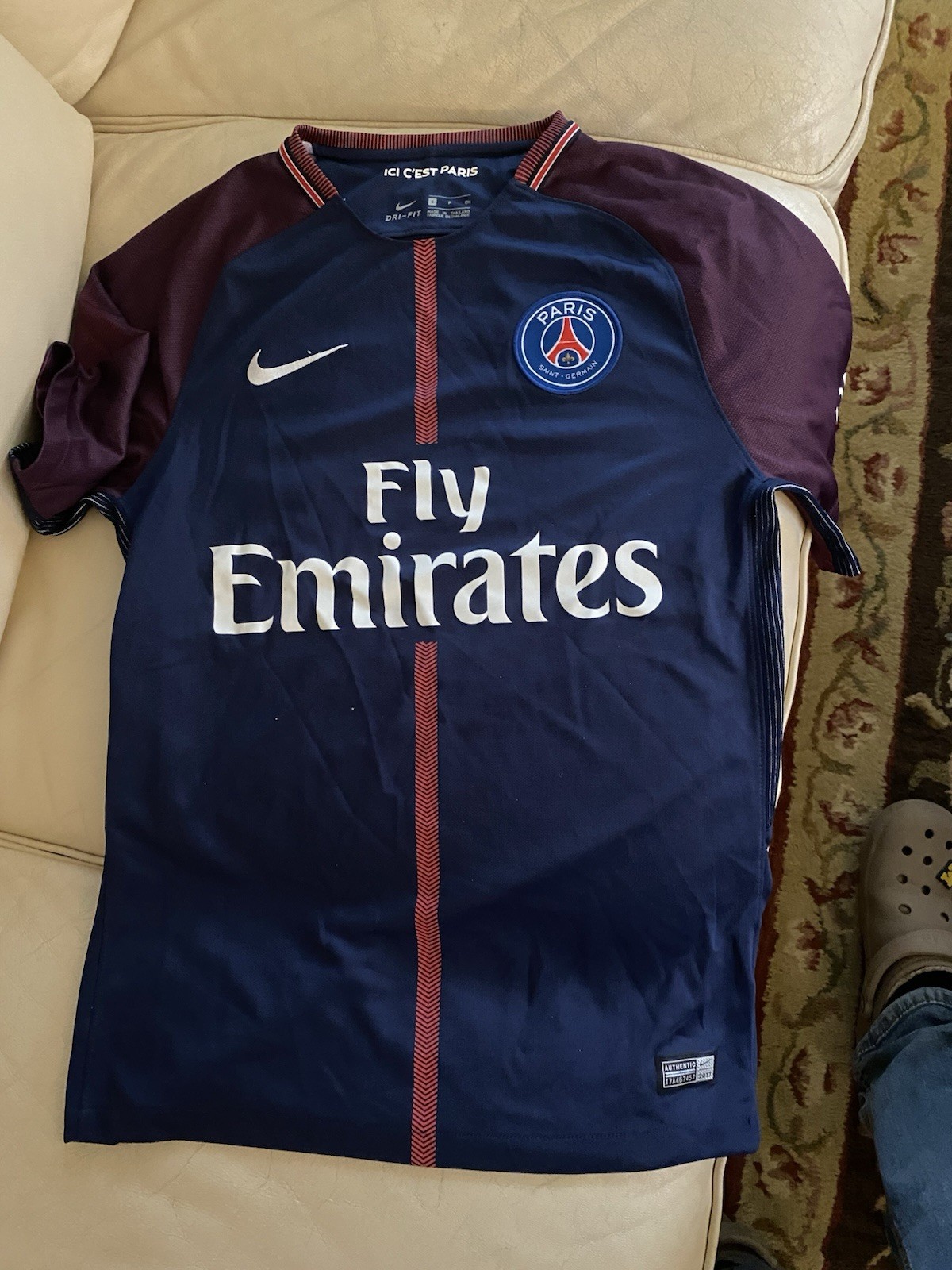 Nike PSG Paris SAINT Germain Jersey Size Small - Gem