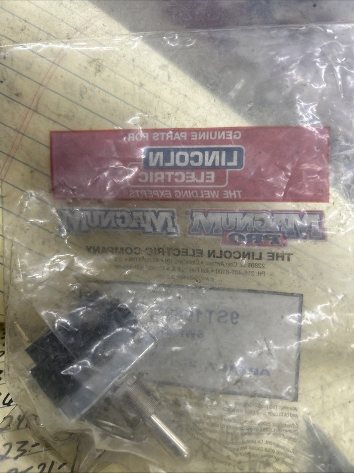 Genuine Lincoln Electric 9ST10800-4 Switch, Toggle *NOS* | eBay
