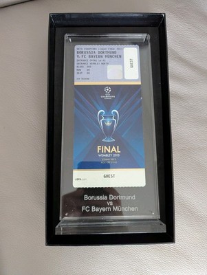 2013 CHAMPIONS LEAGUE FINAL VIP COMMEMORATIVE TICKET BAYERN MUNICH v ...