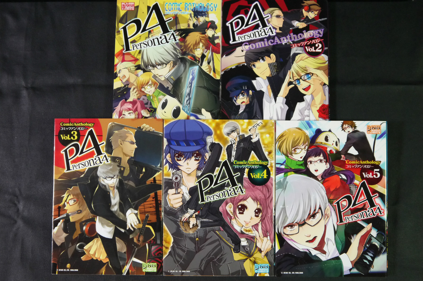 Persona 4 Comic Anthology Complete Set 1-5 - Manga LOT - Japanese Book ...