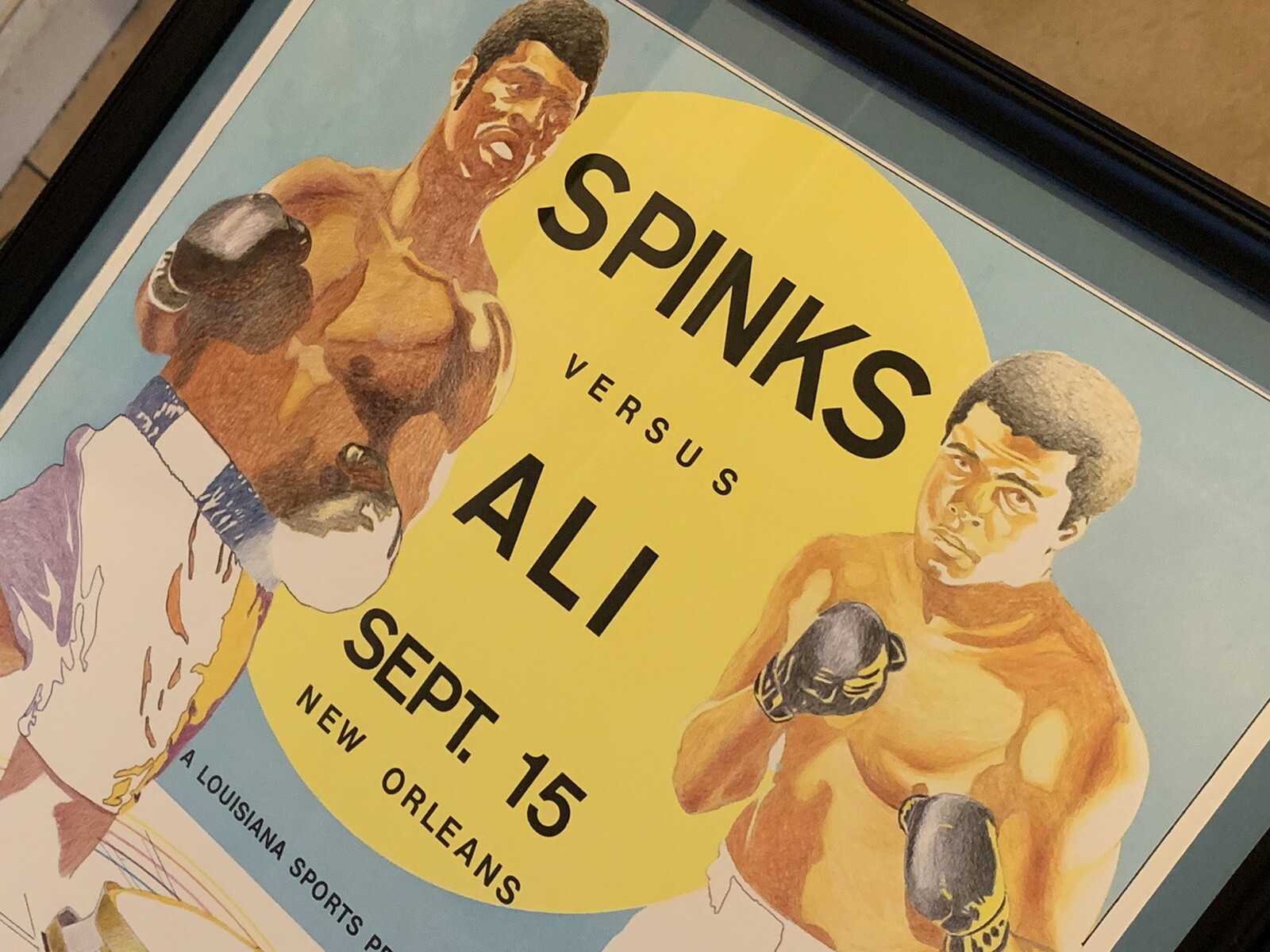 Rare 1978 Leon Spinks Vs. Muhammad Ali Original Onsite Vintage Boxing ...