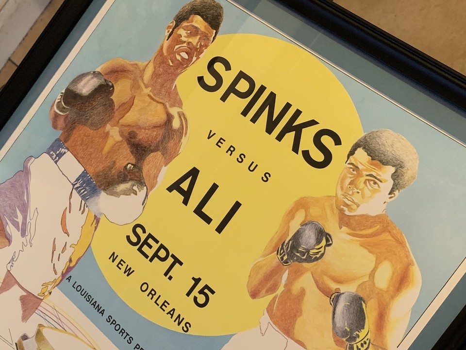 Rare 1978 Leon Spinks Vs. Muhammad Ali Original Onsite Vintage Boxing ...