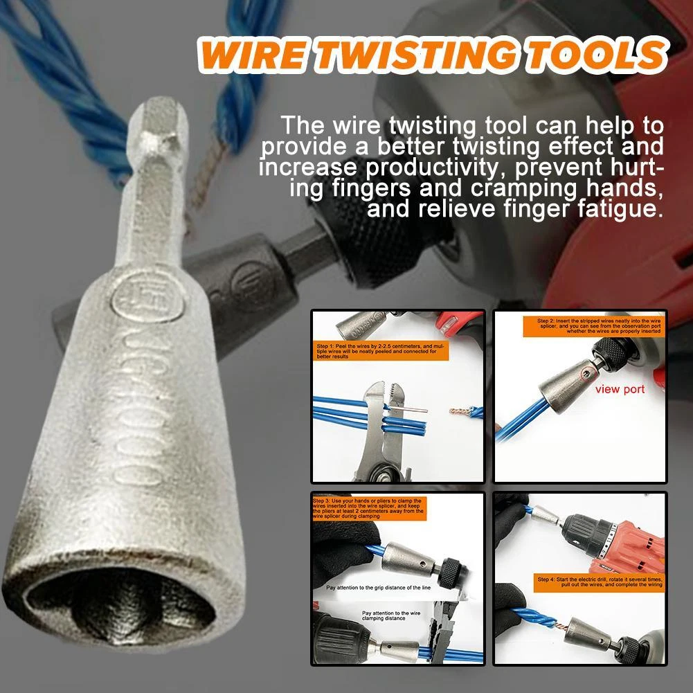 Twisting Wire With A Drill