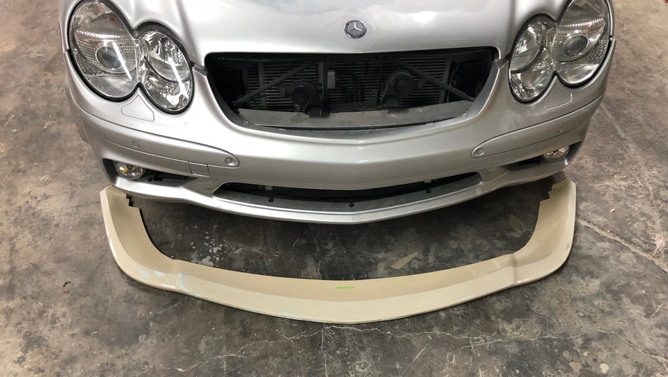 Mercedes 2003-06 R230 SL65 AMG Front Lower Lip Spoiler Composite FRP ...
