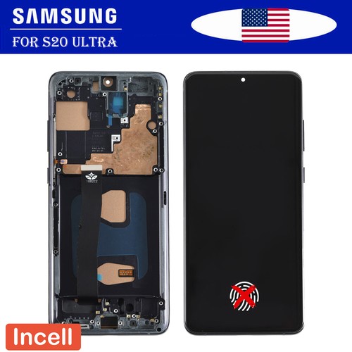 USA Incell LCD Display For Samsung Galaxy S20 Ultra G988 Fix Screen ...