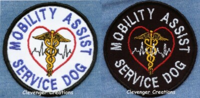 MOBILITY ASSIST SERVICE DOG - service dog vest patch | eBay