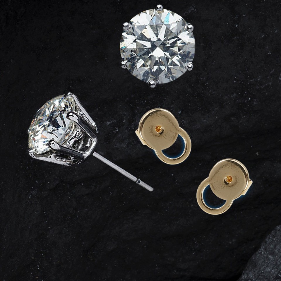 4 Pcs Copper Earring Backs For Droopy Ears Screw On Earrings Lifters ...