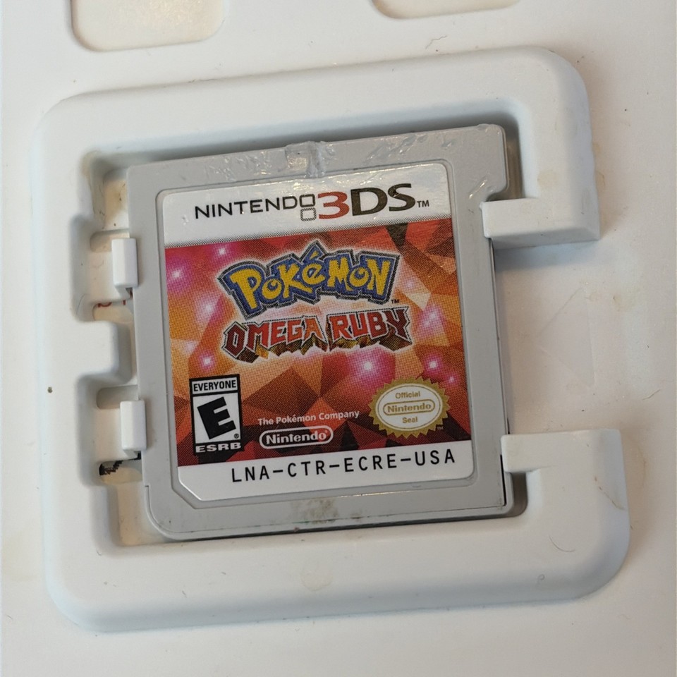 Pokemon Moon & Omega Ruby 3ds Bundle USA With Cases Complete Box CIB ...