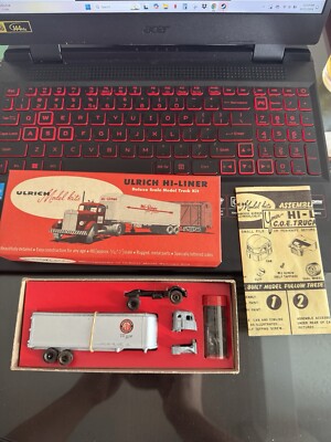 Ulrich Mack COE Fruehauf Unbuilt Boxed HO Trains Model Kit 50s MIB | eBay