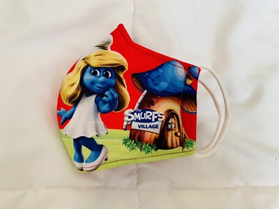 Kids Smurfette Face Mask | eBay