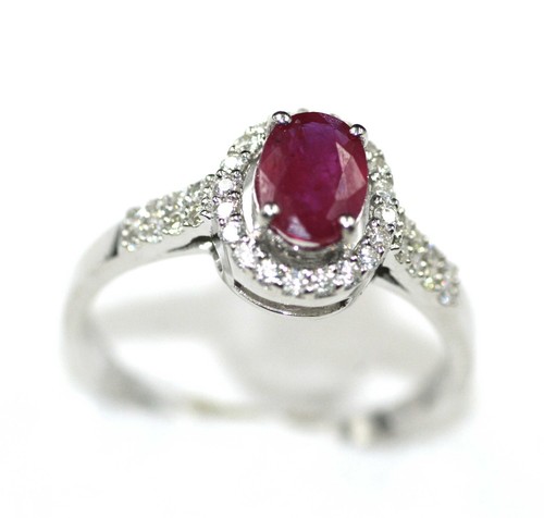 Natural Ruby Gemstone Ring 925 Sterling Silver Jewelry Moissanite Diamond Ring | eBay