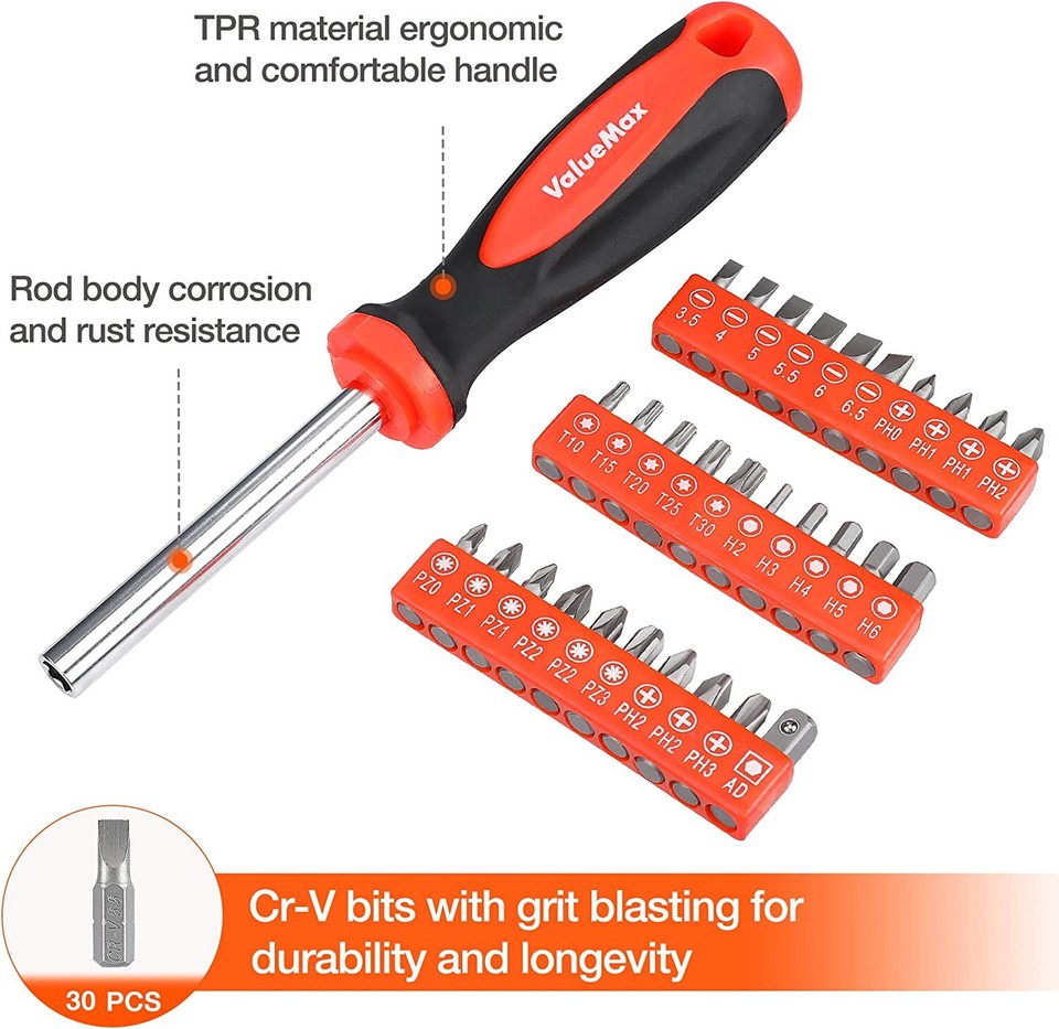 VALUEMAX 219Piece Home Tool Set General Basic Household Repairing Tool ...