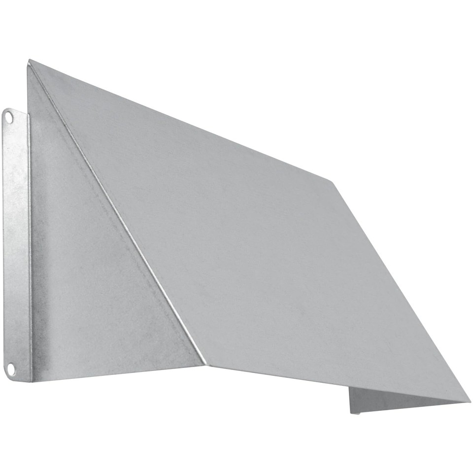 10" x 5" Galvanized Steel Vent Cover - Duct Exhaust/Inlet Rain ...
