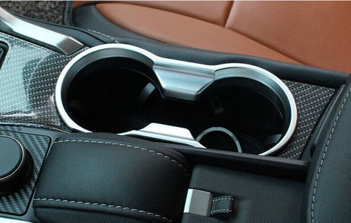 Silver Center Console Water Cup Frame Cover For Lexus NX 200t 300 300h ...