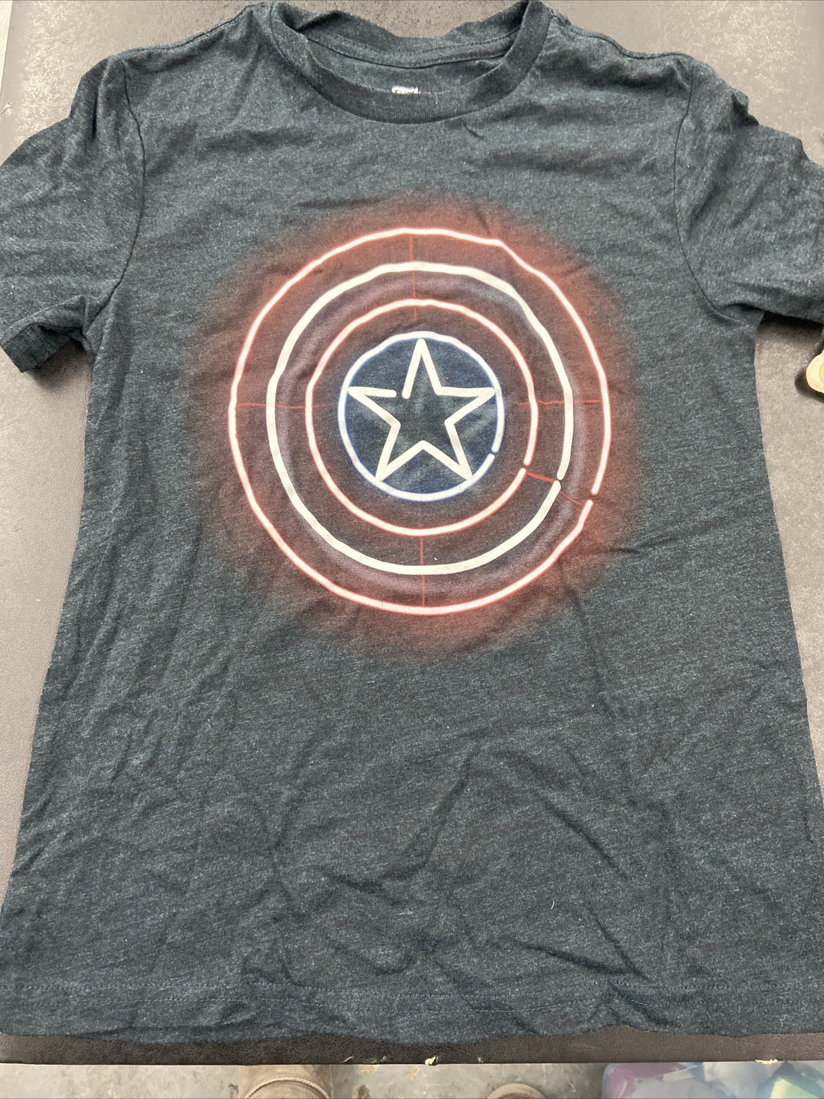 NWT Epic Threads Marvel Captain America Youth Blue T Shirt Small | eBay