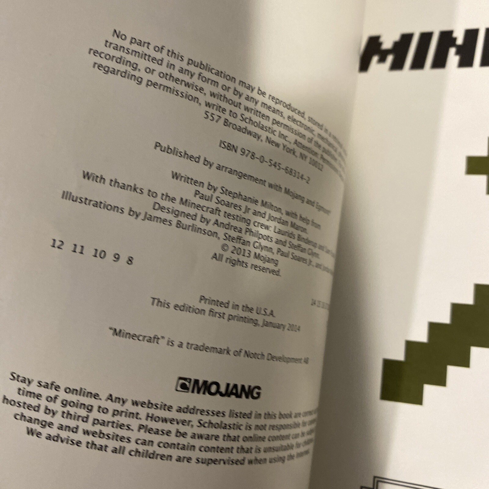 Minecraft Essential Handbook by Paul Soares, Stephanie Milton and ...