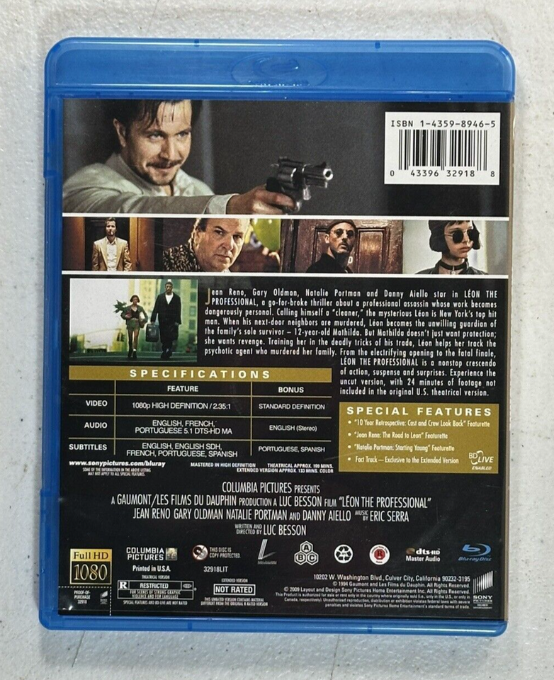 Léon: The Professional (Blu-ray, 2009) Luc Besson 43396329188| eBay