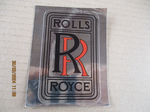 ROLLS-ROYCE badge SCUDETTO-STEMMA stickers panini anni 80 NUOVO! | eBay