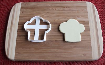 Chef Hat Cookie Cutter Cake Topper Fondant Cutter Cupcake Topper Food ...