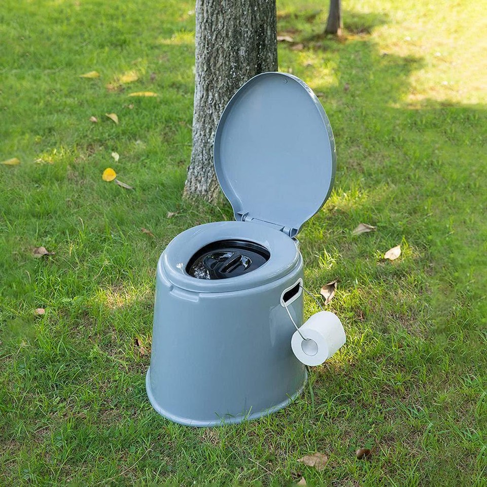 Portable Travel Toilet Camping Hiking Non-Electric Waterless Composting ...