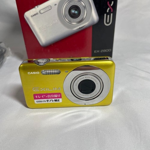 CASIO EXILIM EX-Z800 14.1MP Compact Digital Camera with Box Lemon ...