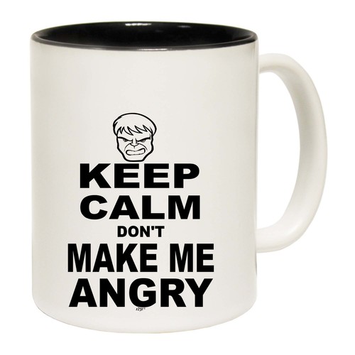 Keep Calm Dont Make Me Angry GIFT BOXED Funny Mugs Novelty Coffee Mug ...