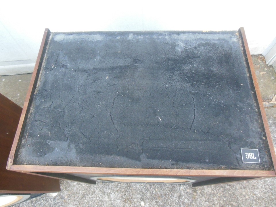 Pair Vintage JBL L55 Lancer Speakers Parts Repair Restore Project Glass ...