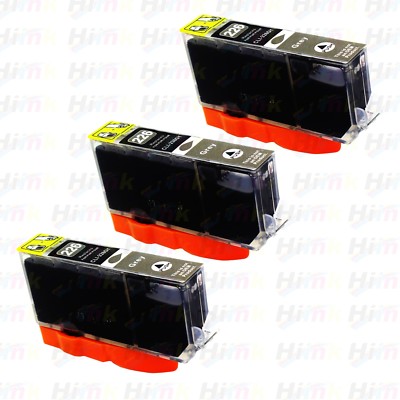 3PK CLI-226 Gray Ink For Canon Pixma MG6120 MG6220 MG8120 MG8120B ...