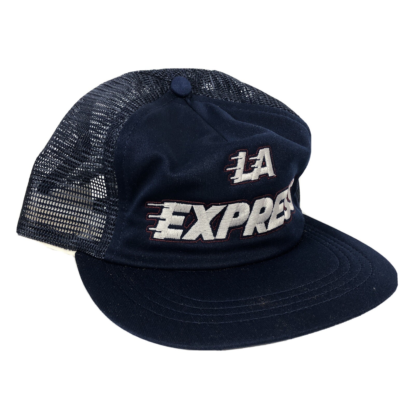 Vintage 80s LA Express USFL Football Mesh Snapback Fo… - Gem