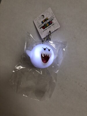 USJ Super Nintendo World King Boo Keychain Light Up Universal Studios ...