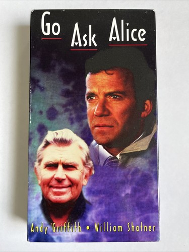 Go Ask Alice VHS TAPE Mackenzie Phillips RUTH ROMAN Shatner ANDY ...