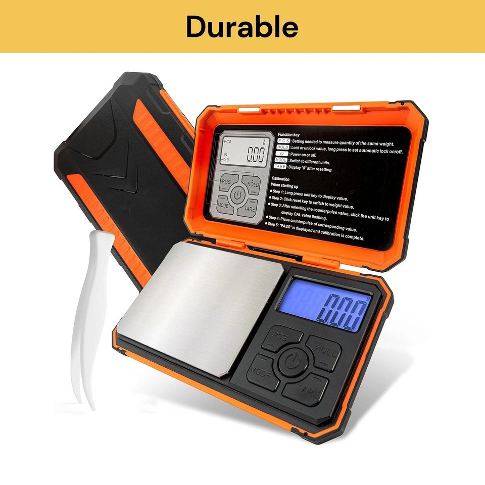 Pocket Mini Digital Scale with LCD Display for Gold Jewelry Weighing ...