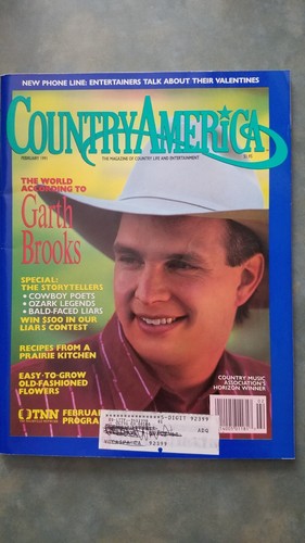 Country America Magazine February 1991 Garth Brooks Country Music ...